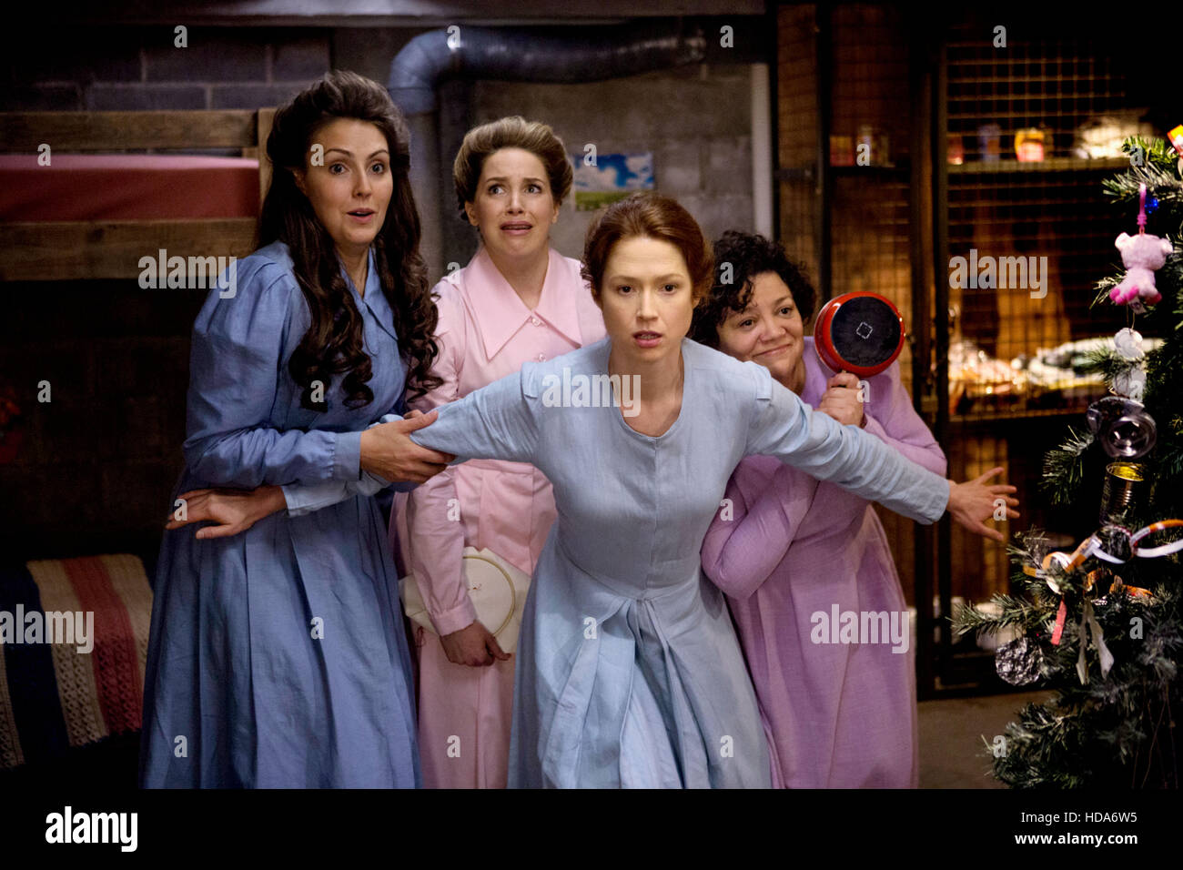 UNBREAKABLE KIMMY SCHMIDT, (from left): Lauren Adams, Sara Chase, Ellie ...