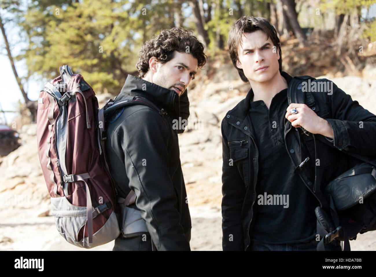 THE VAMPIRE DIARIES, l-r: David Alpay, Ian Somerhalder in 'Into The ...
