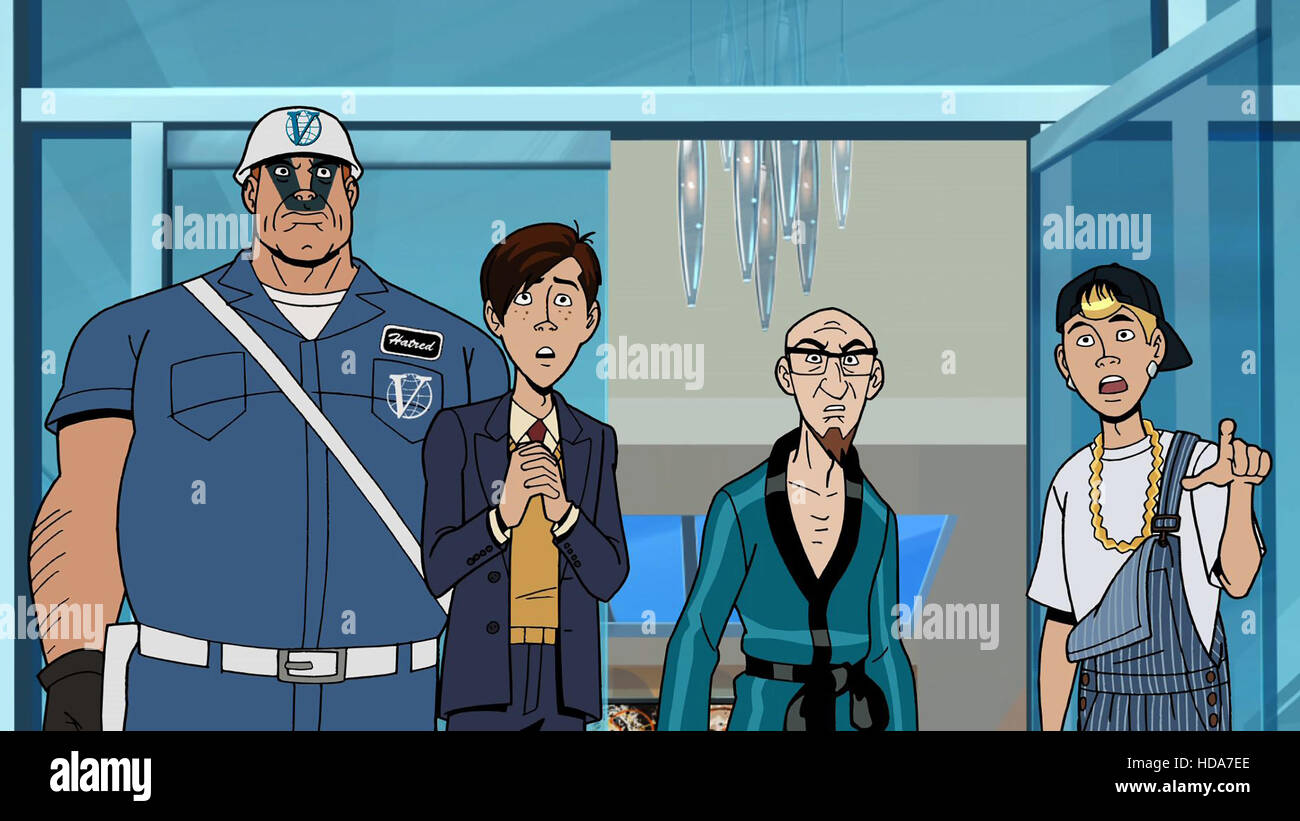 THE VENTURE BROS. (aka THE VENTURE BROTHERS), from left: Sgt. Hatred ...