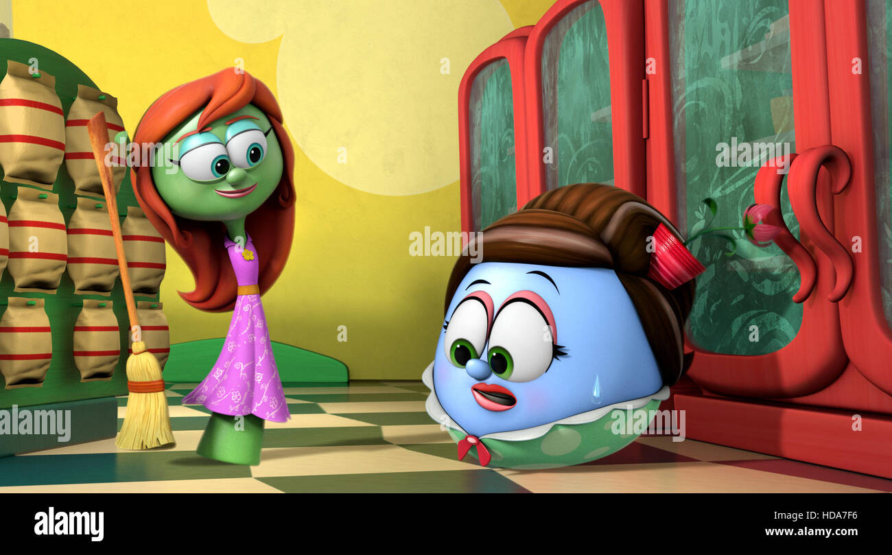 VEGGIETALES IN THE HOUSE, (from left): Petunia Rhubarb, Madame ...