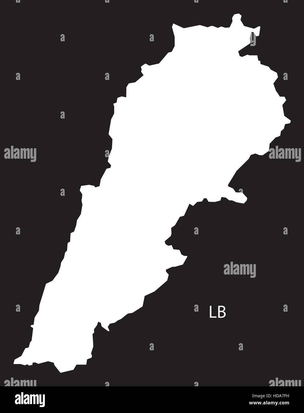 Lebanon map hi-res stock photography and images - Alamy