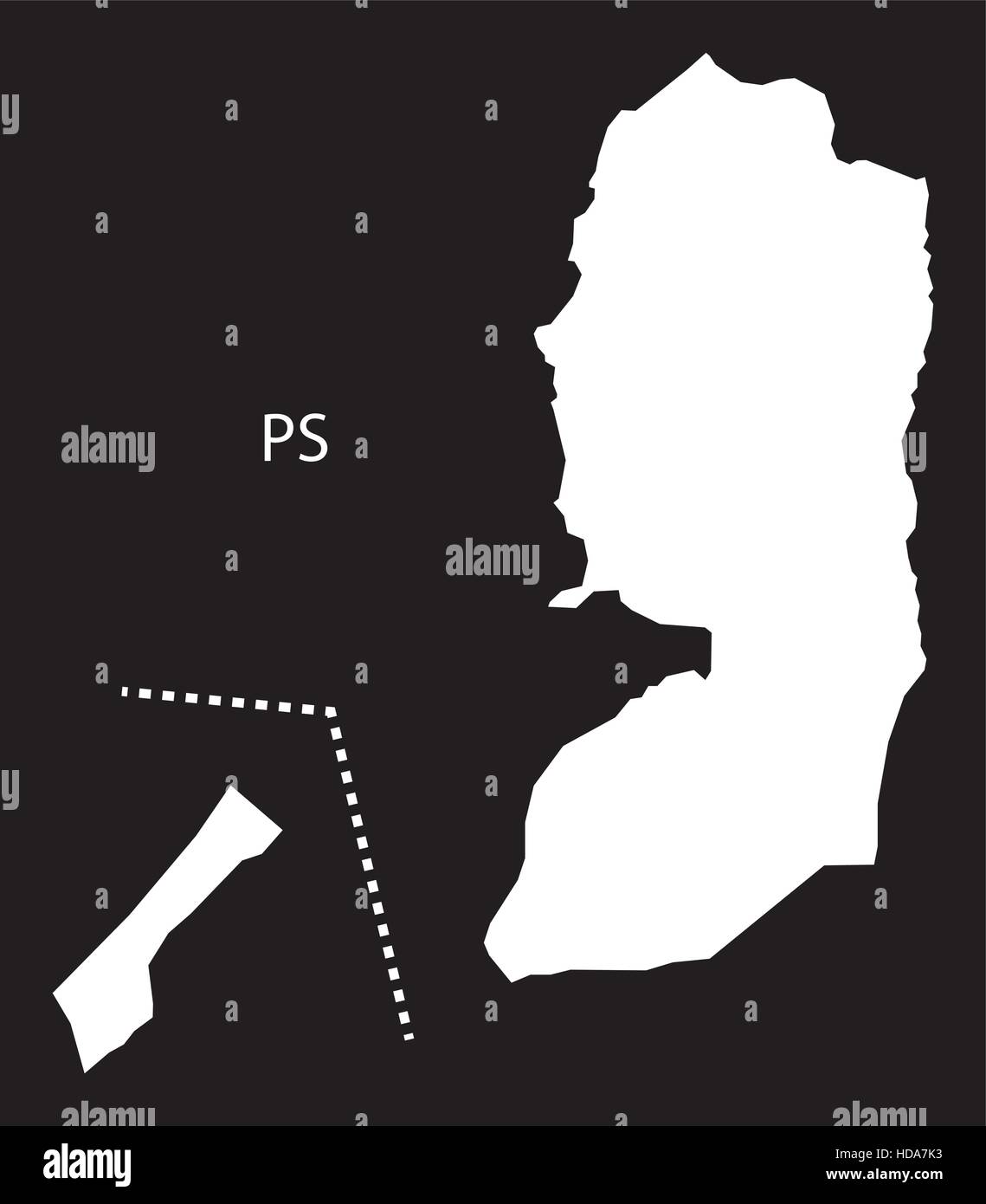 Map of palestine simple hi-res stock photography and images - Alamy