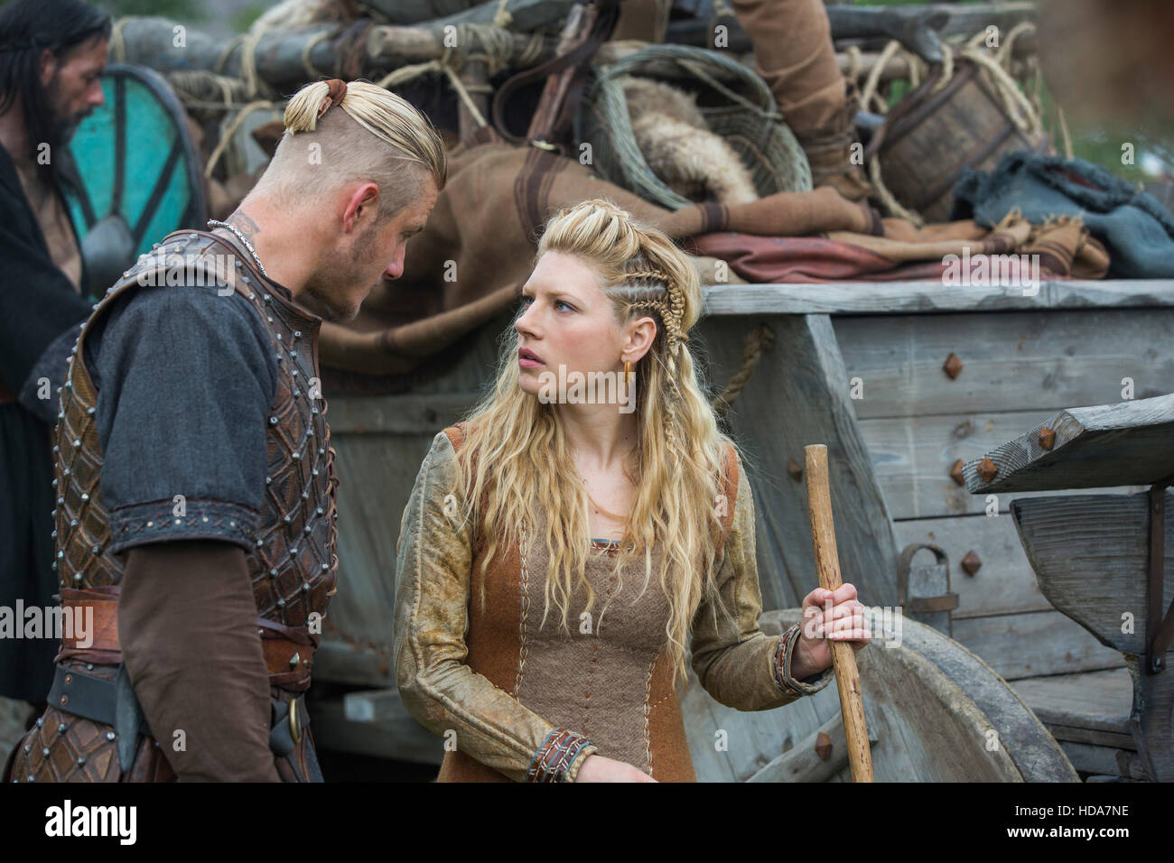 VIKINGS, l-r: Alexander Ludwig, Katheryn Winnick in 'Mercenary' (Season ...