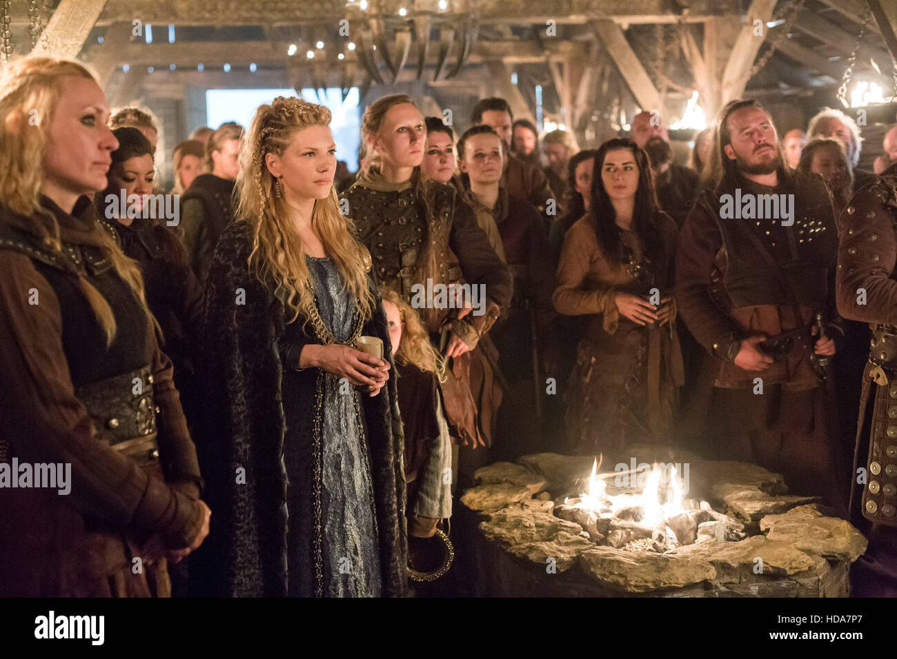 VIKINGS, Katheryn Winnick (front, 2nd from right), 'A Good Treason ...
