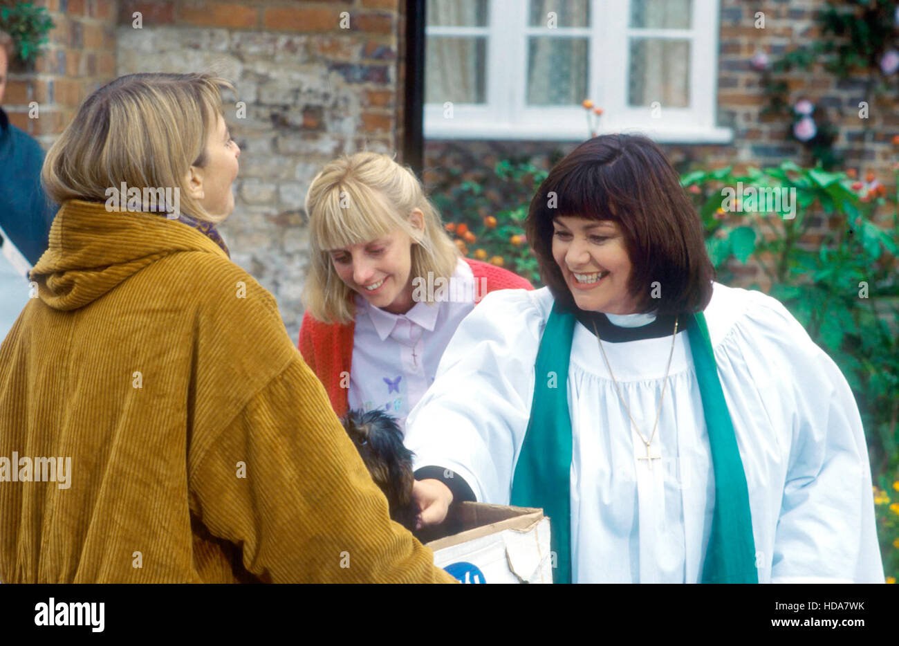 THE VICAR OF DIBLEY, Emma Chambers (center), Dawn French (right ...