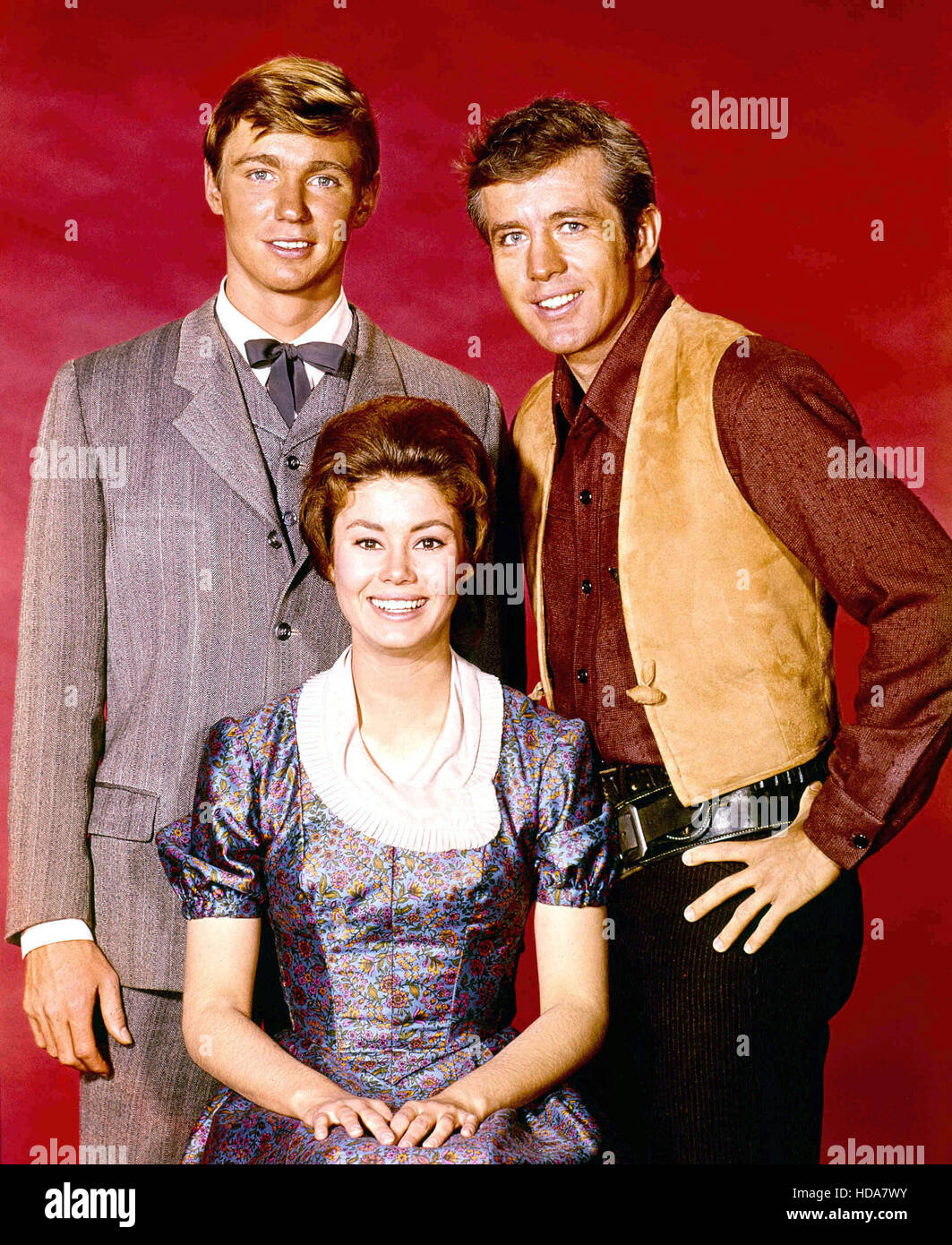 THE VIRGINIAN, Randy Boone, Roberta Shore, Clu Gulager, 1962-1971 Stock ...