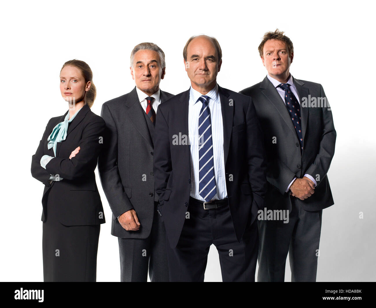 YES PRIME MINISTER, (from left): Zoe Telford, Henry Goodman, David Haig ...