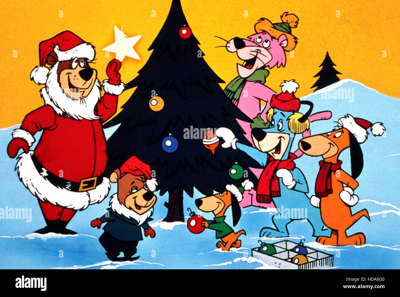 YOGI'S FIRST CHRISTMAS, Yogi Bear, Boo Boo Bear, Auggie Doggie ...