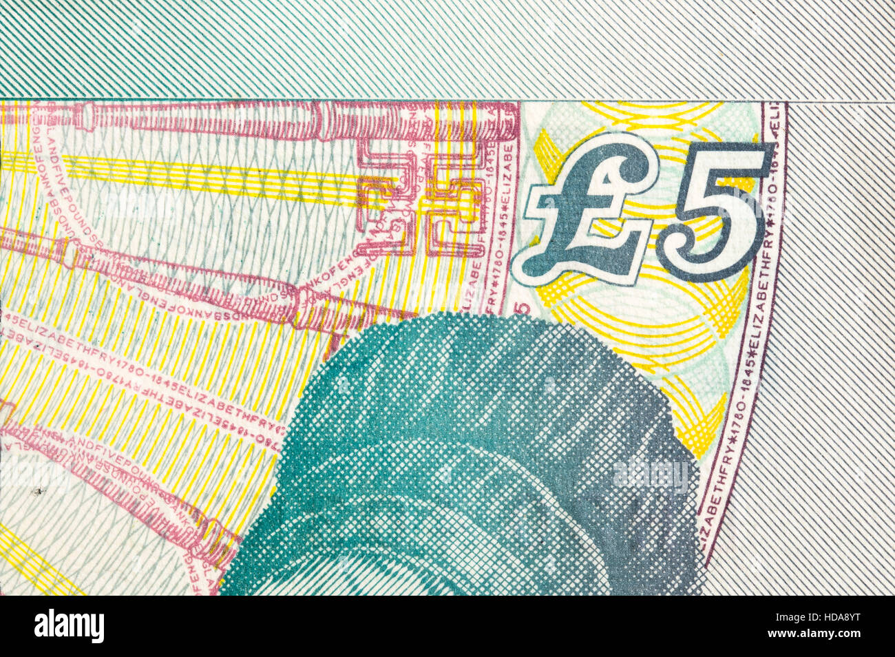 Pound currency background, close-up - 5 Pounds Stock Photo - Alamy