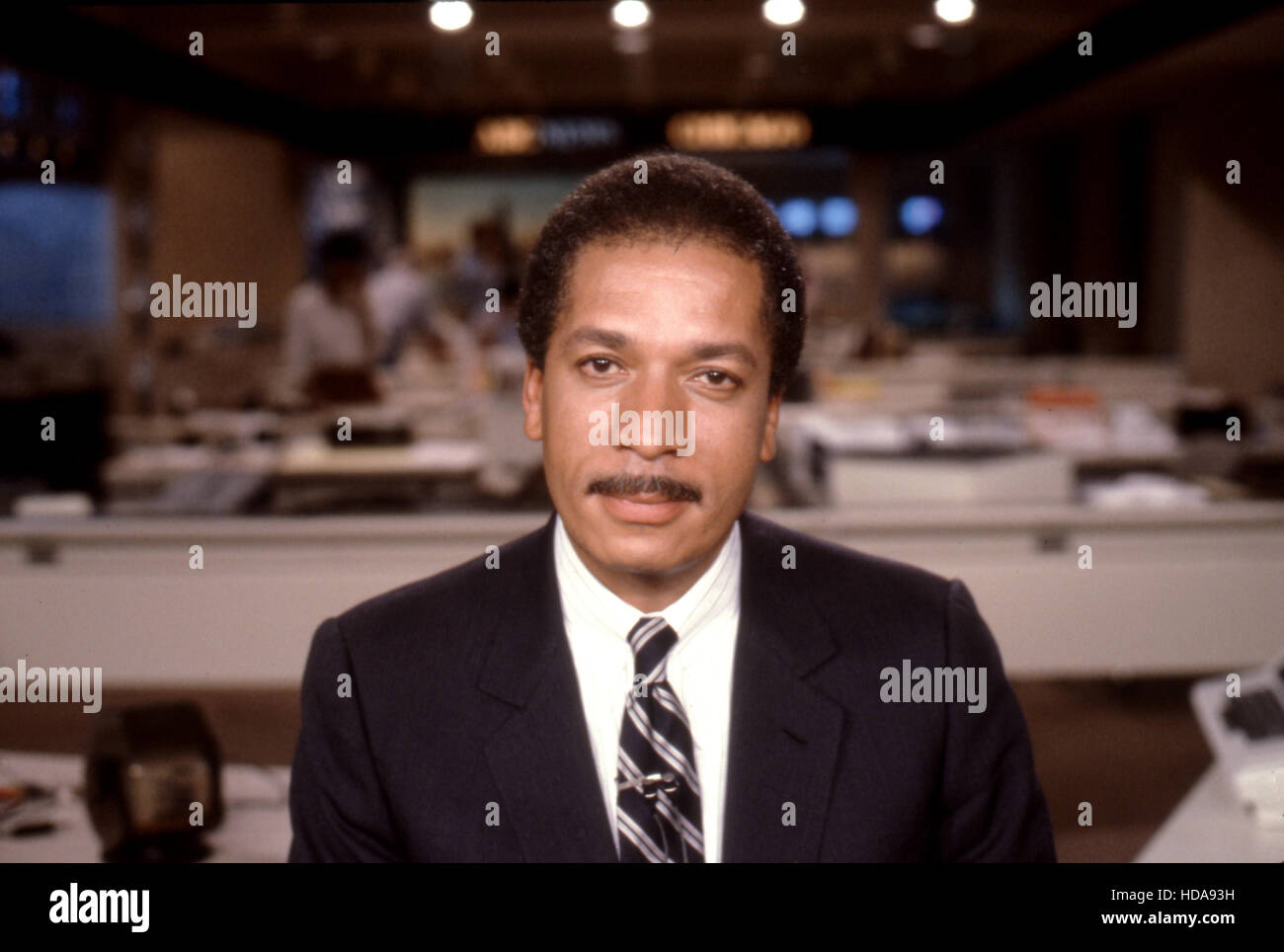ABC EVENING NEWS, Max Robinson, Chicago news anchorman, 1983. (c)ABC ...