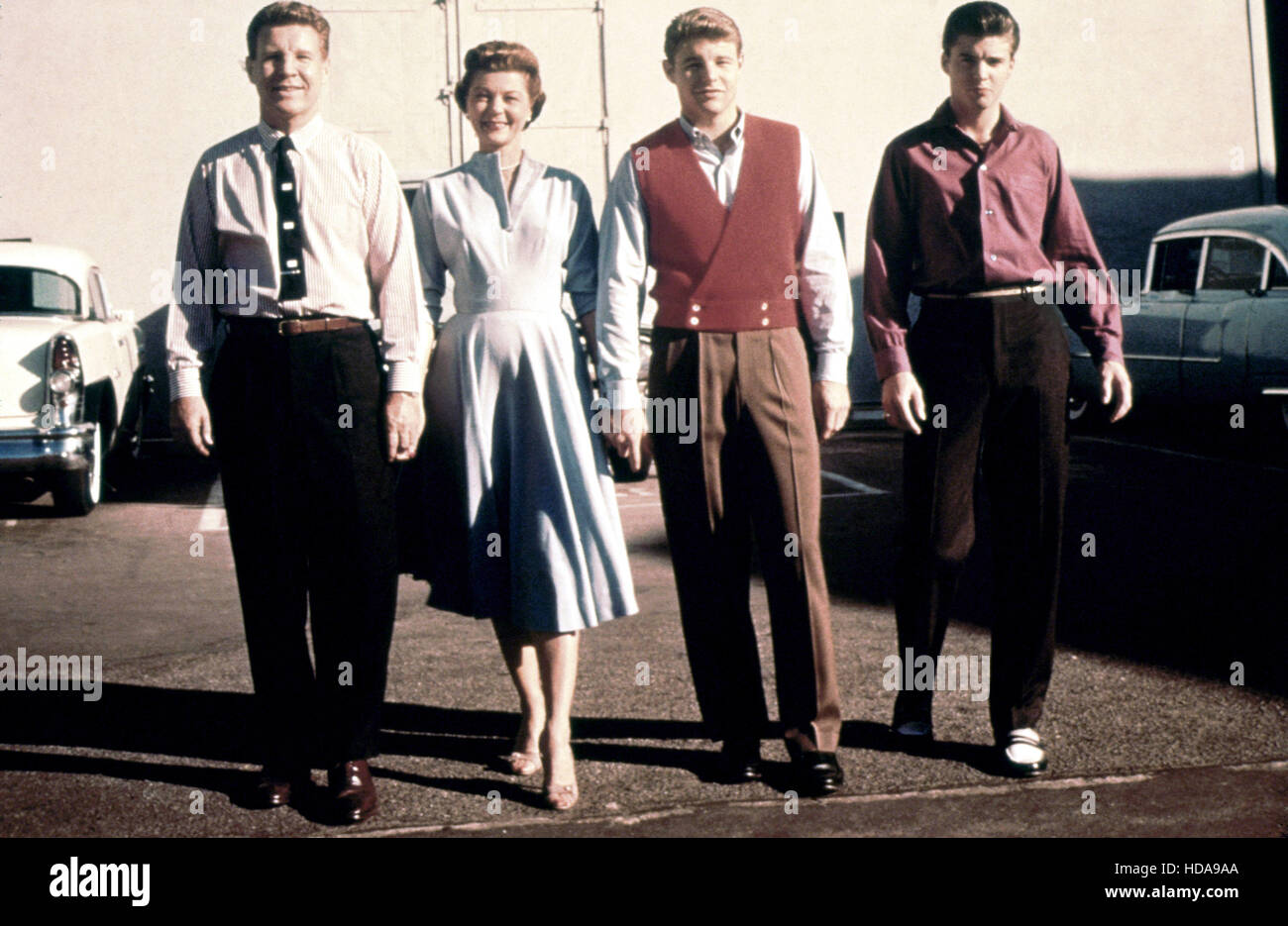 ADVENTURES OF OZZIE AND HARRIET, (from left): Rick Nelson, Harriet ...