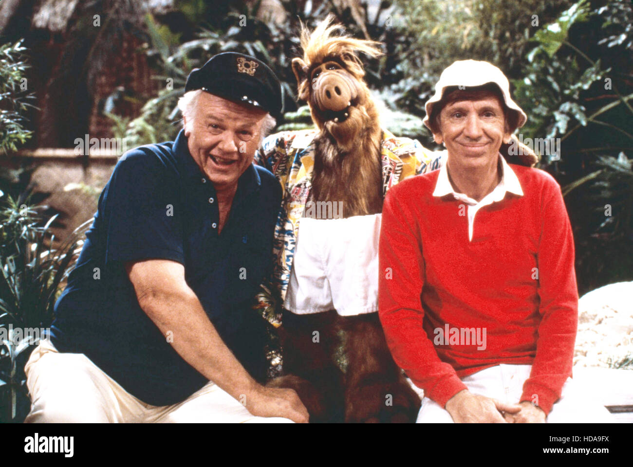 ALF, from left: Alan Hale Jr., Alf, Bob Denver, 'Somewhere Over the ...