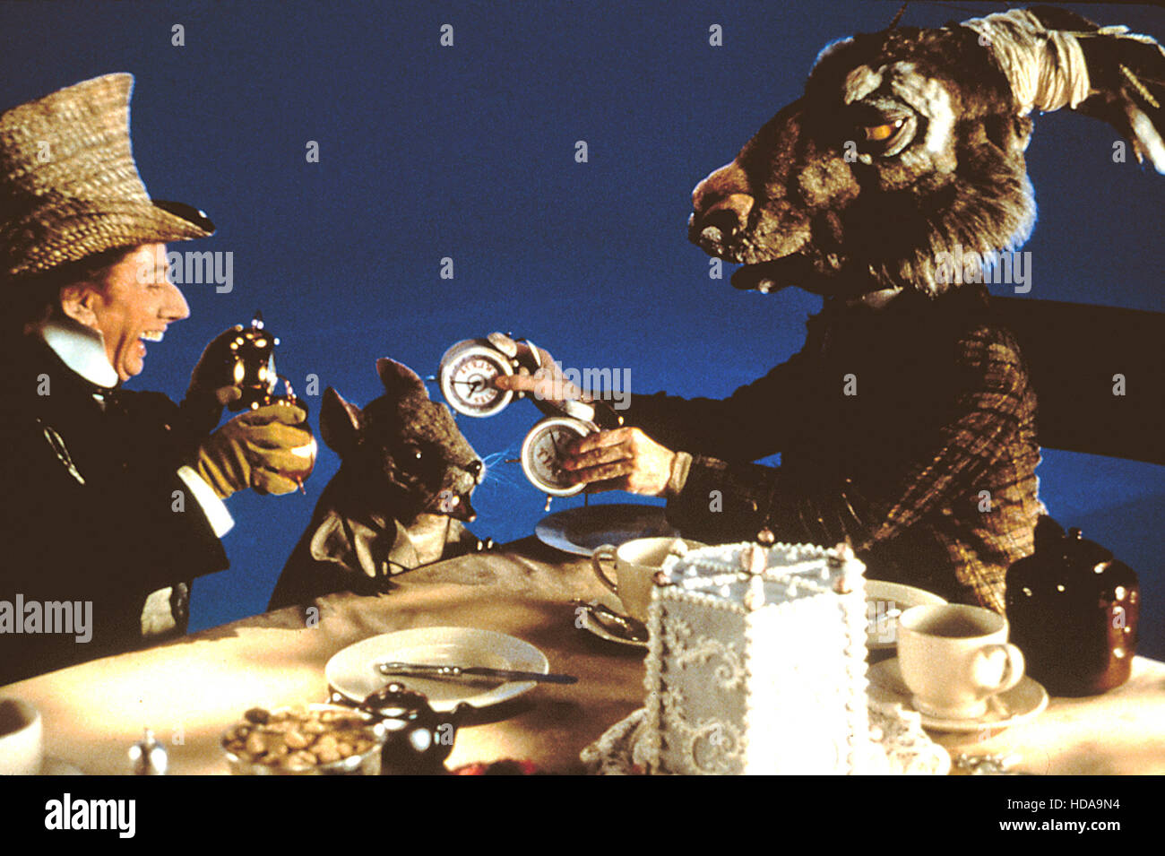 ALICE IN WONDERLAND, Martin Short (left) as the Mad Hatter, 1999 Stock ...