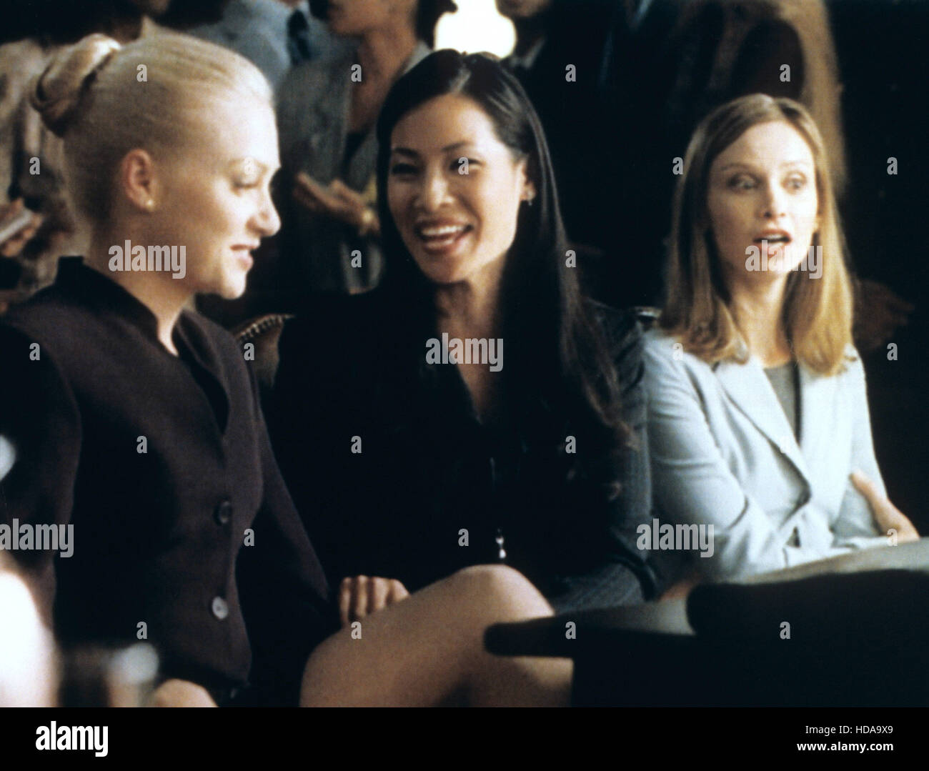 ALLY McBEAL, (from left): Portia de Rossi, Lucy Liu, Calista Flockhart ...