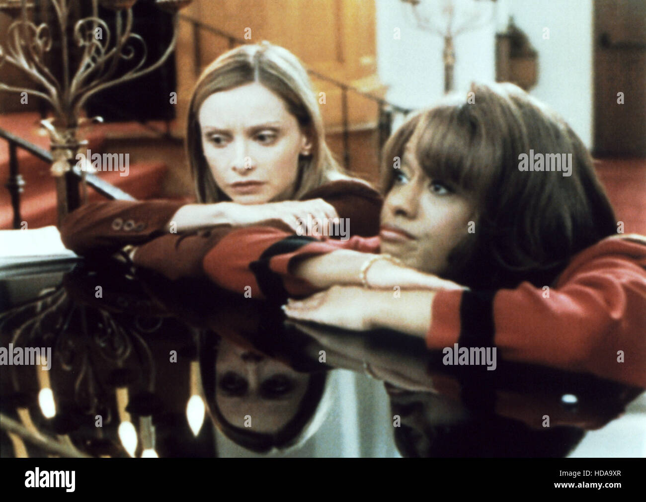 ALLY McBEAL, (from left): Calista Flockhart, Lisa Nicole Carson, 'Pilot ...