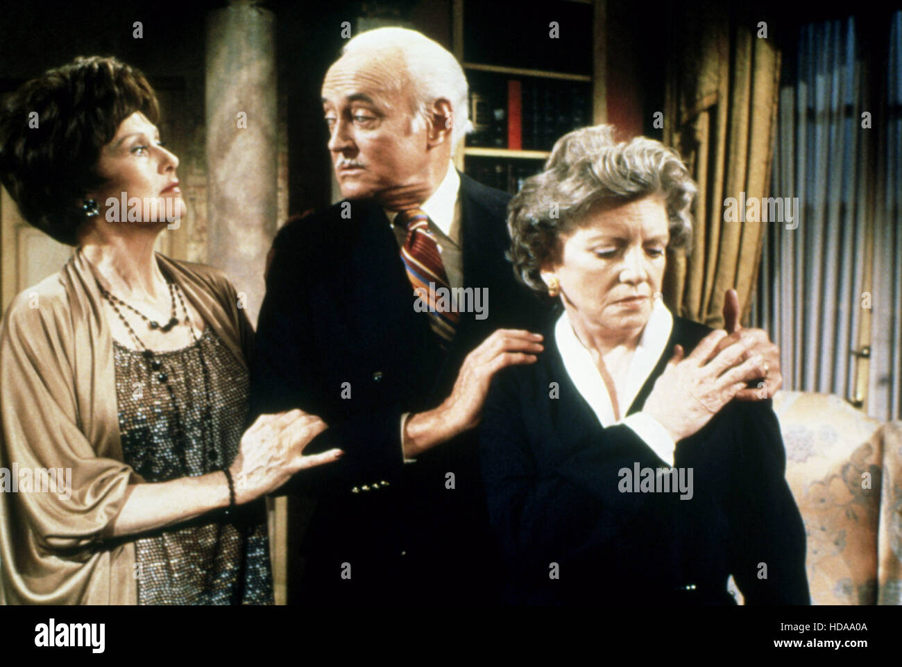 ALL MY CHILDREN, Ruth Warrick (left), Hugh Franklin, Frances Hefflin ...