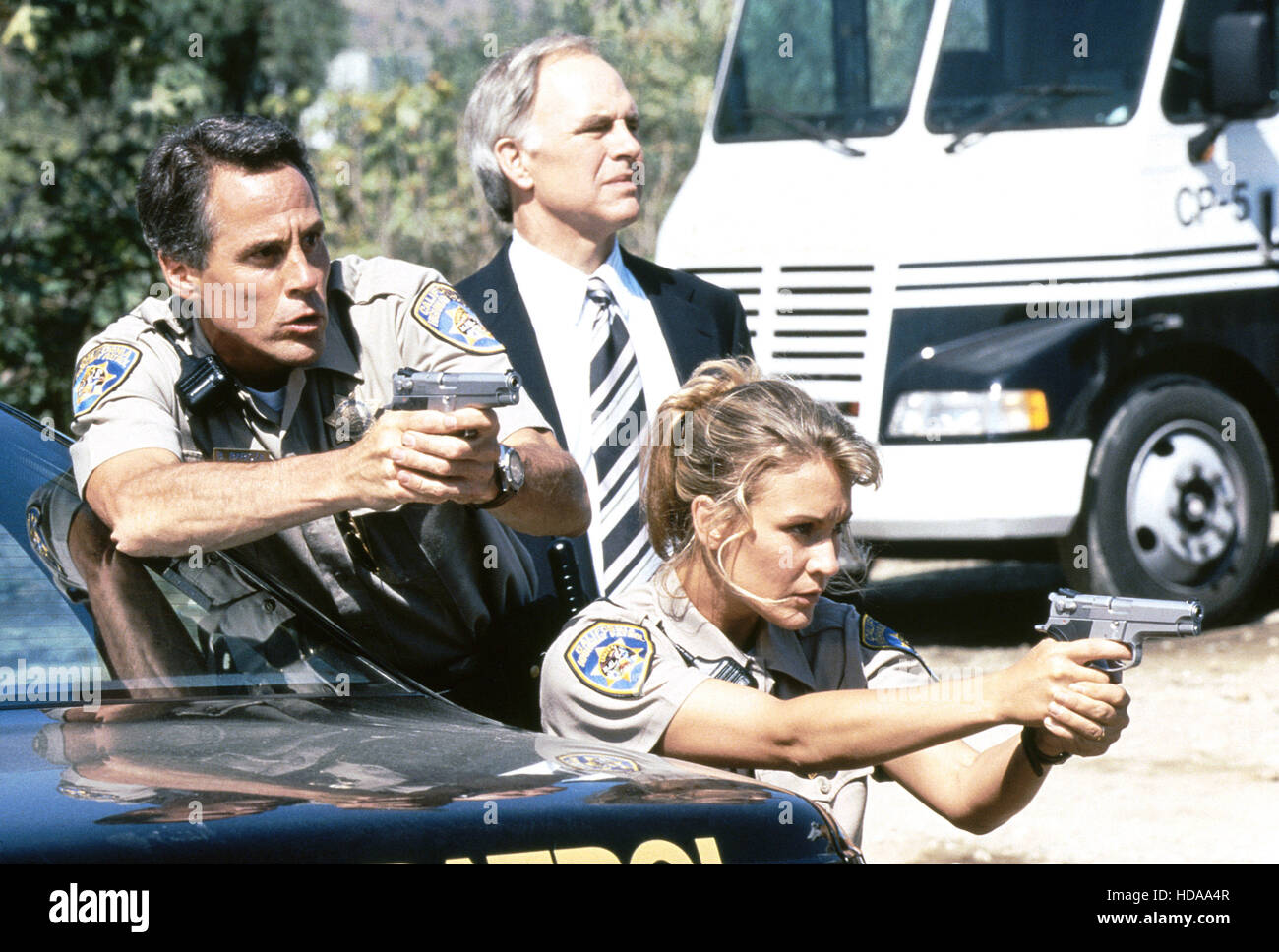 CHIPS '99, (from left): Brodie Greer, Robert Pine, Stacie Randall, 1998 ...