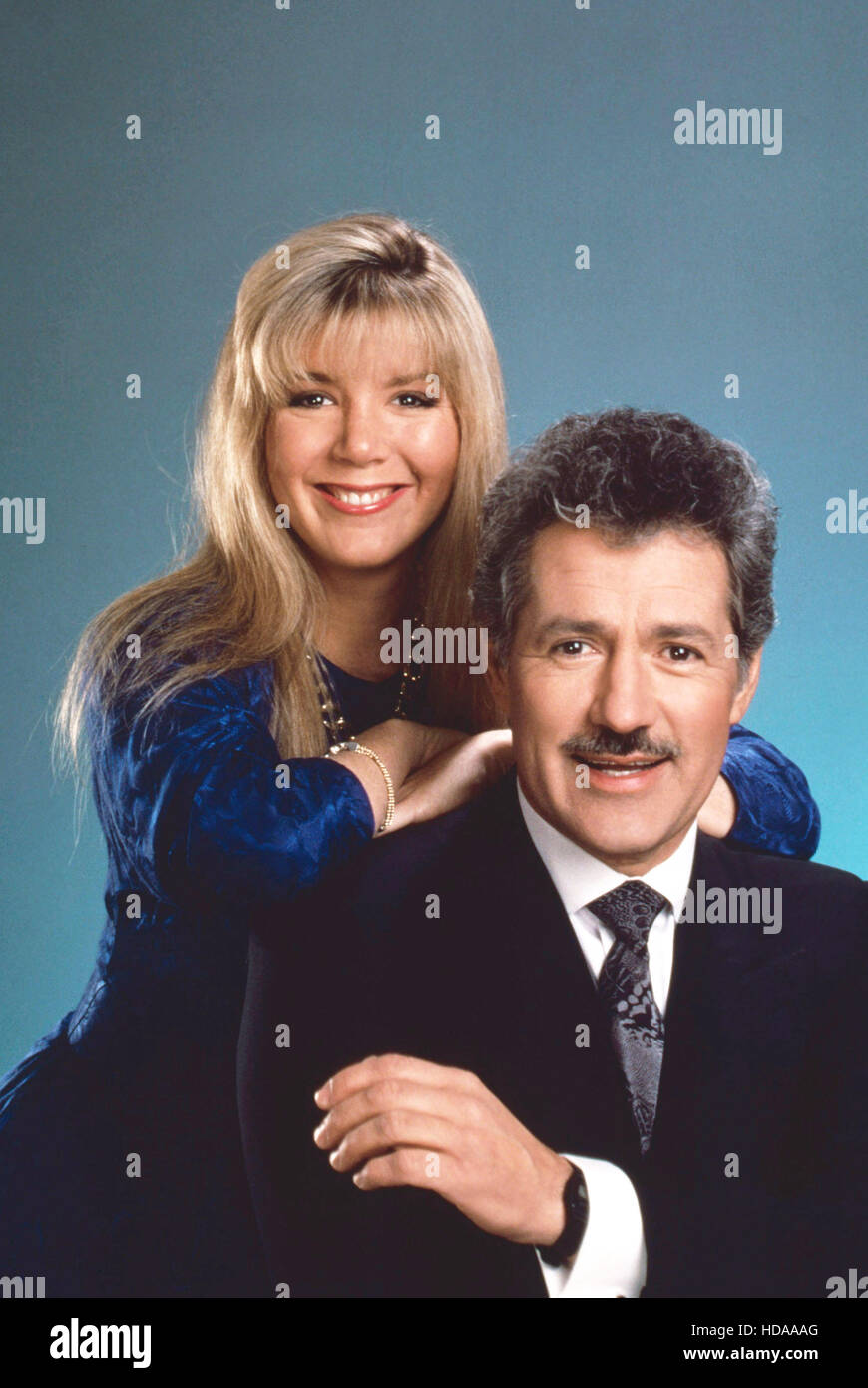 Classic Concentration From Left Marjorie Goodson Alex Trebek 1987 1991ph Gary Null © Nbc