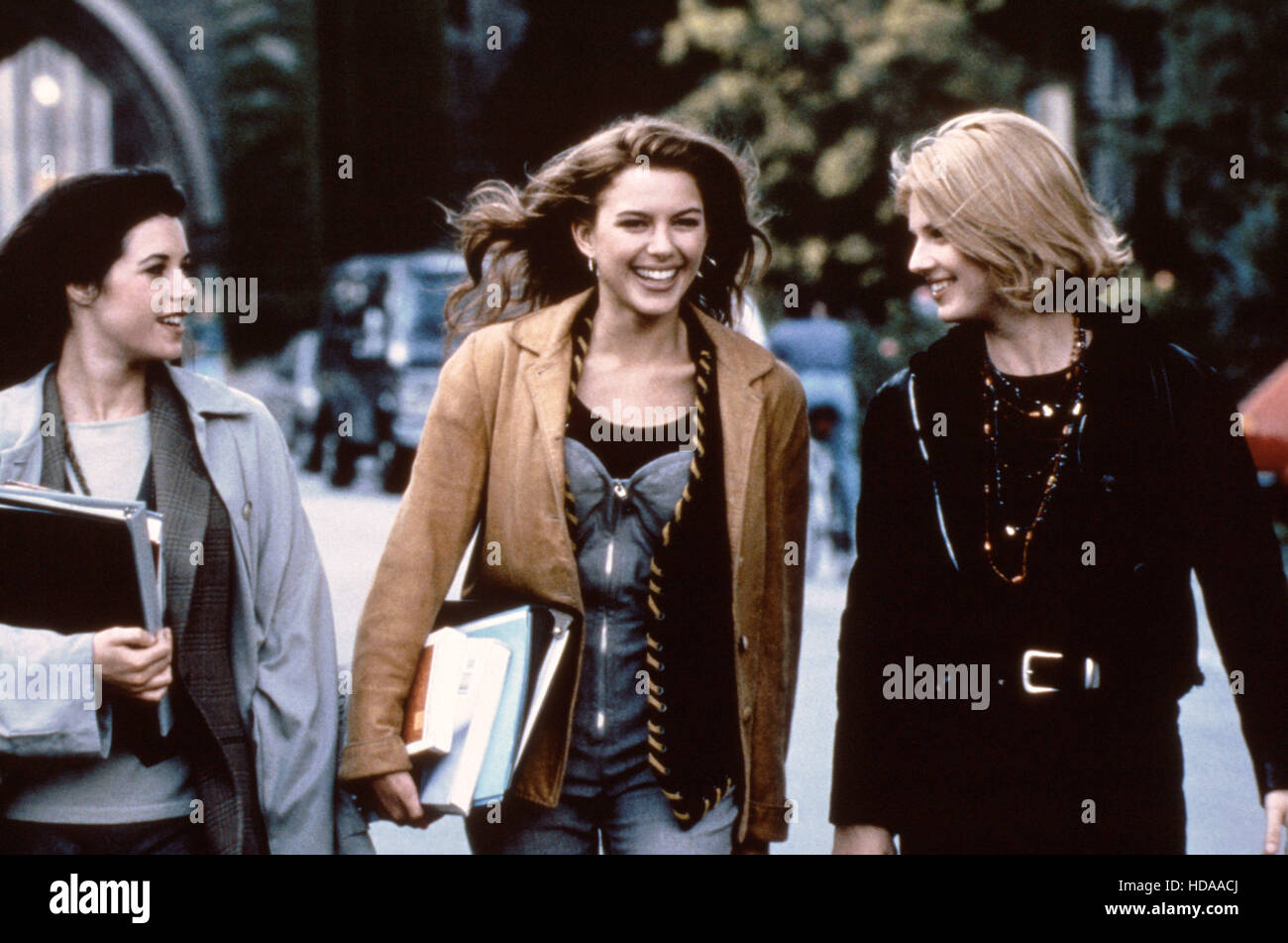CLASS OF '96, from left: Lisa Dean Ryan, Kari Wuhrer, Megan Ward, 1993 ...