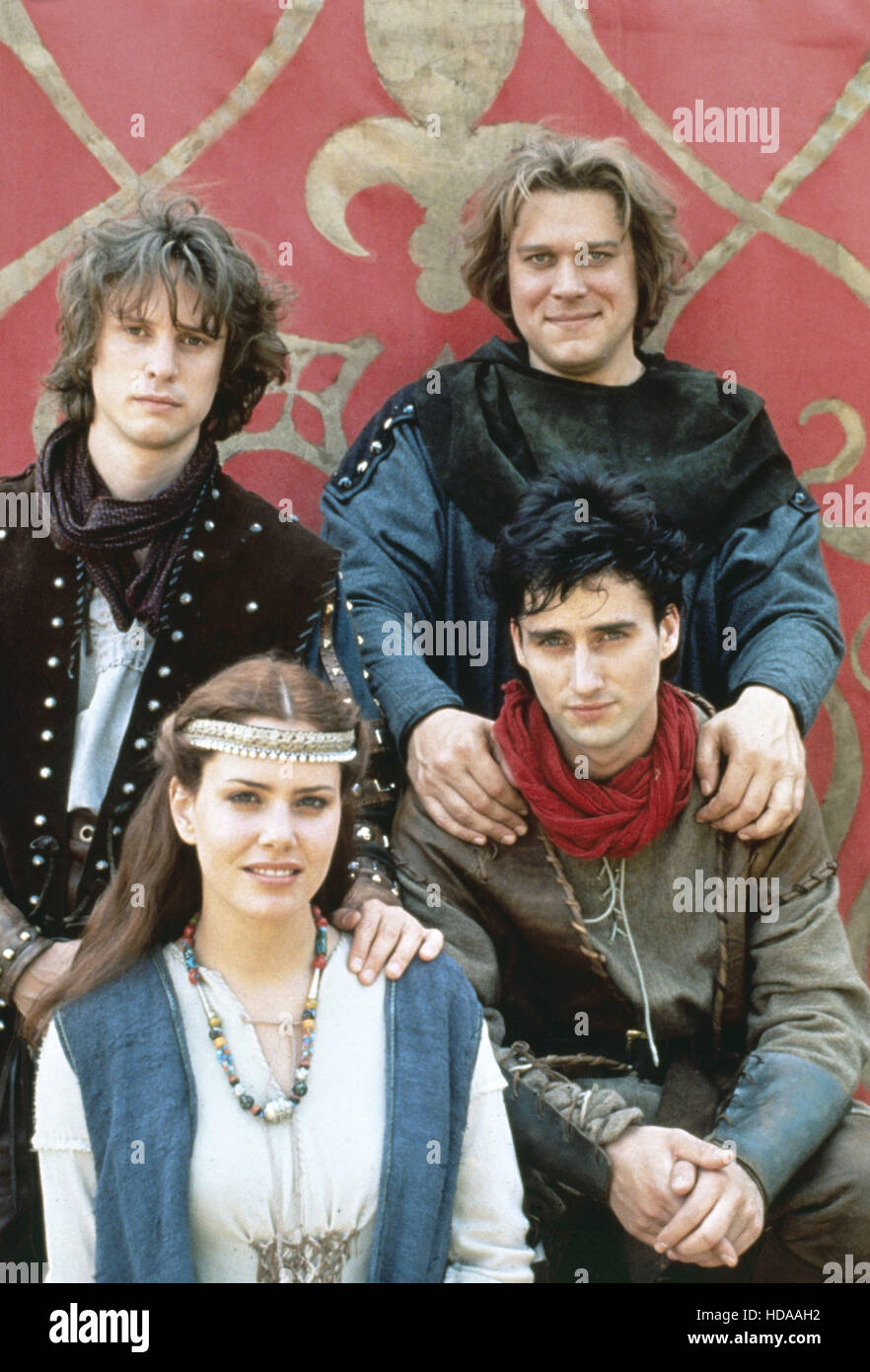 COVINGTON CROSS, front from left: Ione Skye, Glenn Quinn, rear from ...