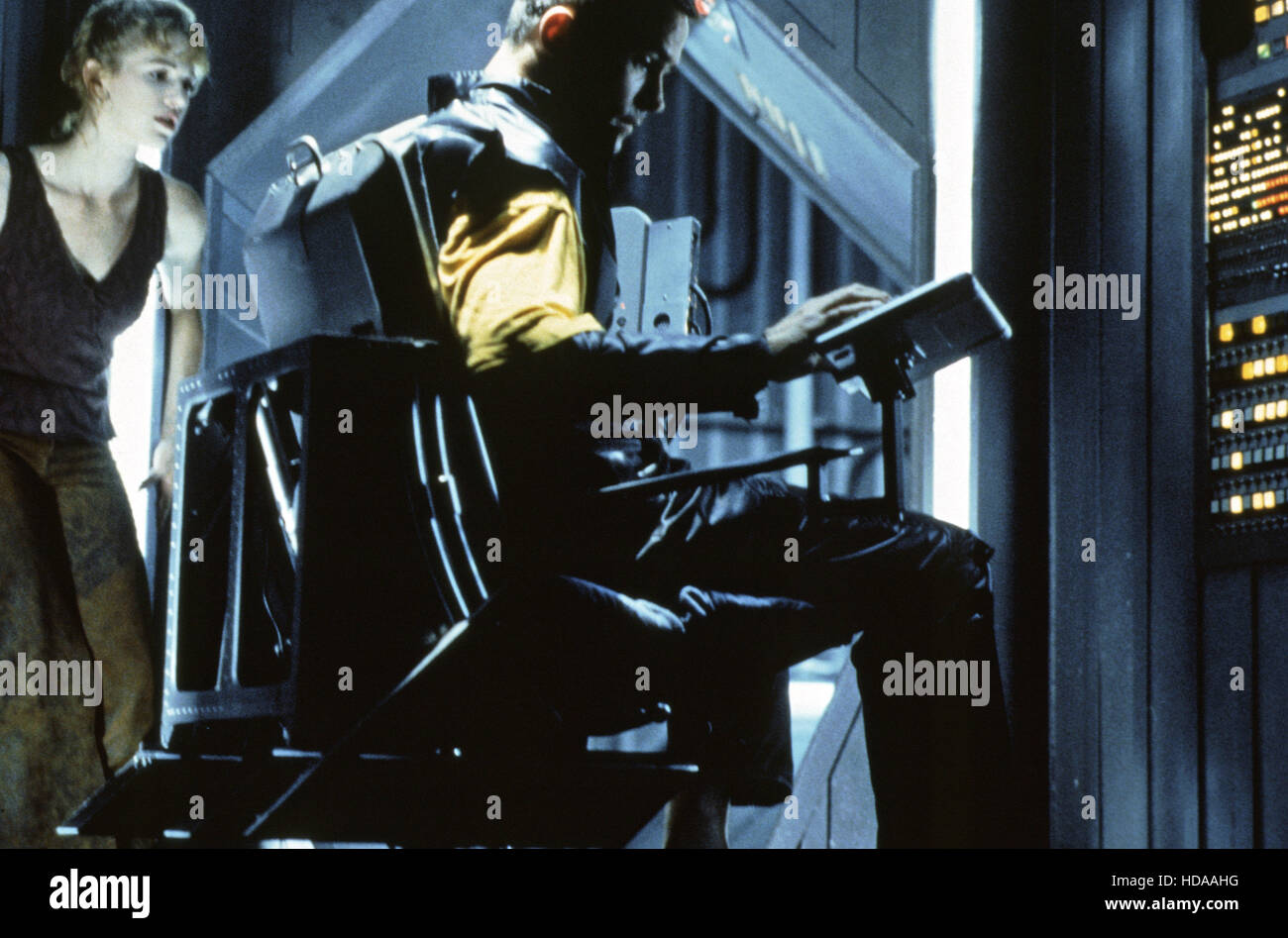 THE COLD EQUATIONS, (from left): Poppy Montgomery, Bill Campbell, 1996 ...