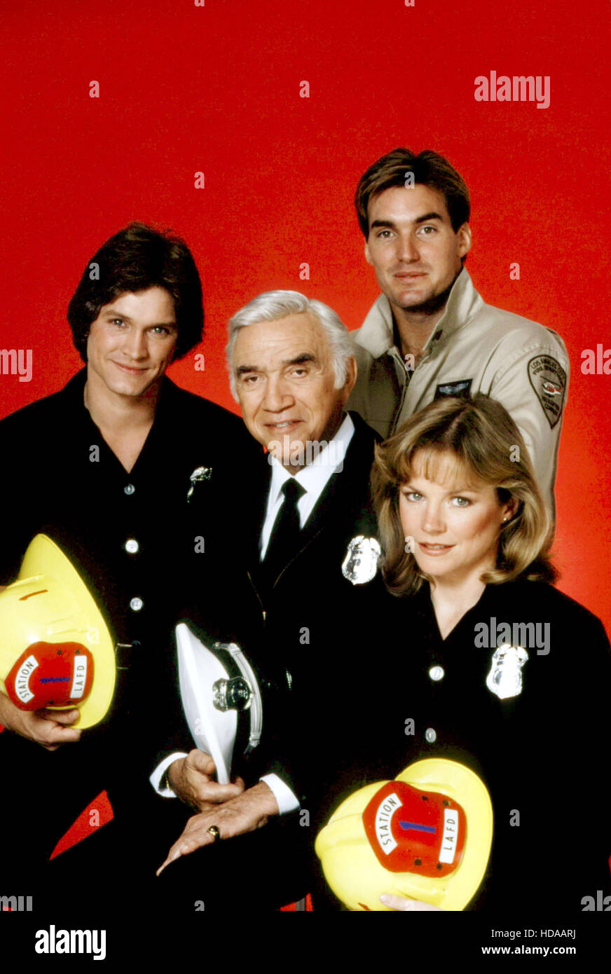 CODE RED, Andrew Stevens, Lorne Greene, Sam J. Jones, Martina Deigman ...