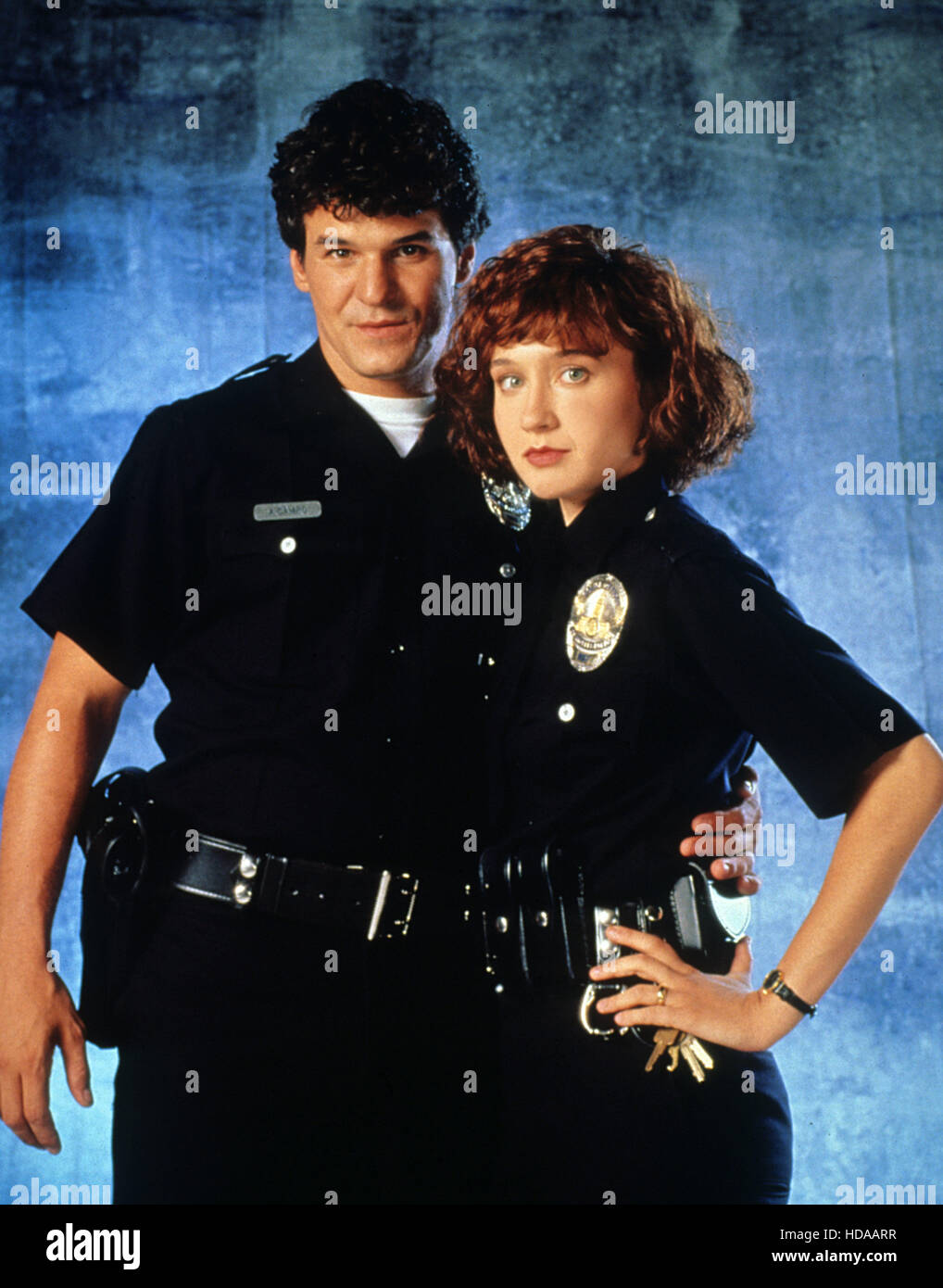 COP ROCK, l-r: David Gianopoulos, Anne Bobby, (Season 1, 1990). TM and ...