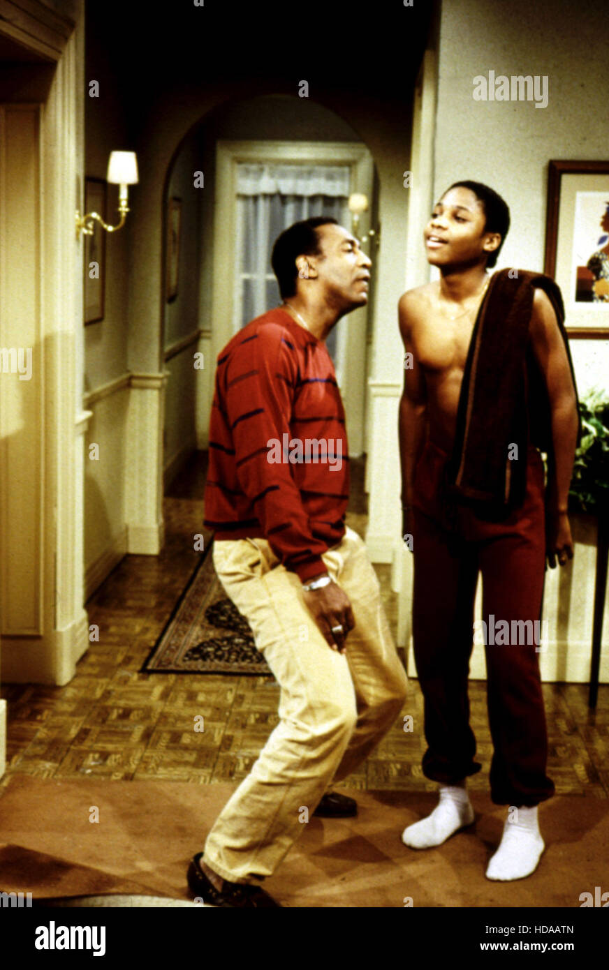 COSBY SHOW, Bill Cosby, Malcolm-Jamal Warner, 1984-1992, Season 1 Stock ...