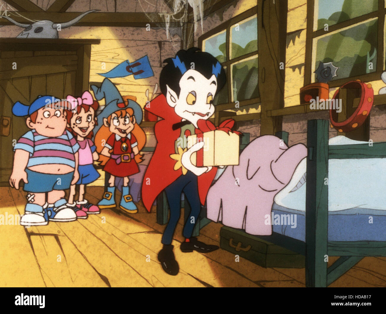 THE COMIC STRIP, (from left): Sherman, Melissa, Jinx, Dracky, 'The Mini ...