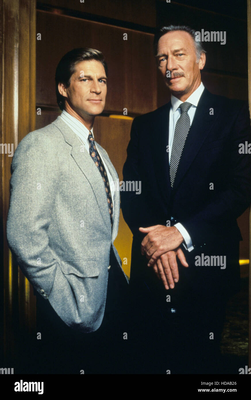 COUNTERSTRIKE, (from left): Simon MacCorkindale, Christopher Plummer ...