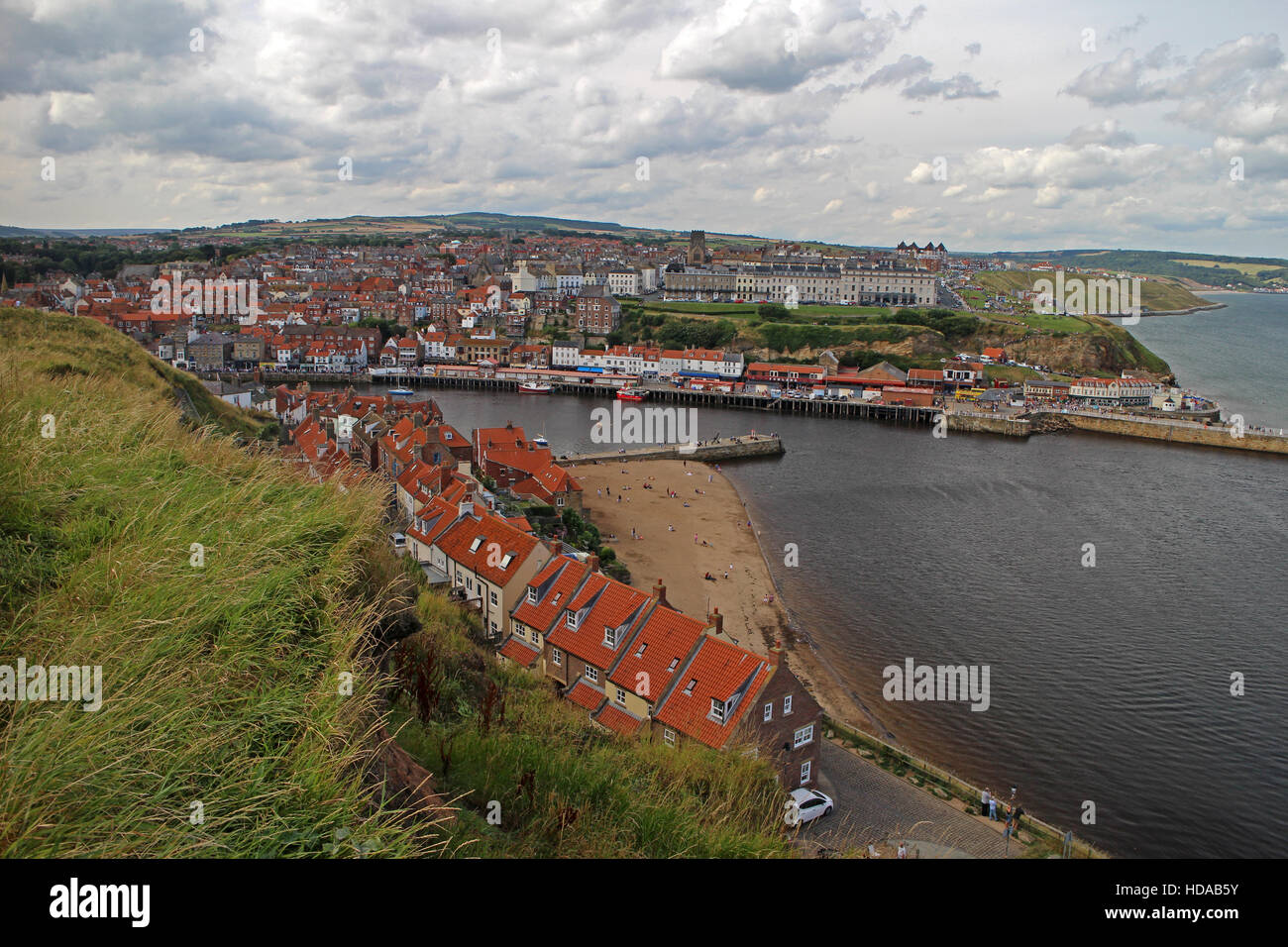 Whitby and coast Stock Photo - Alamy