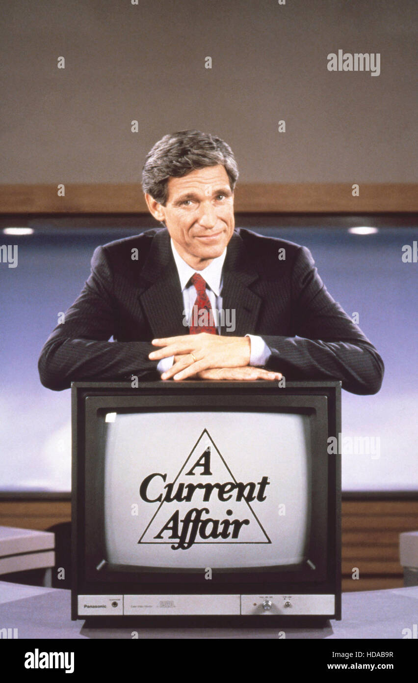 A CURRENT AFFAIR, Maury Povich, 1986-1996, TM & Copyright © 20th ...