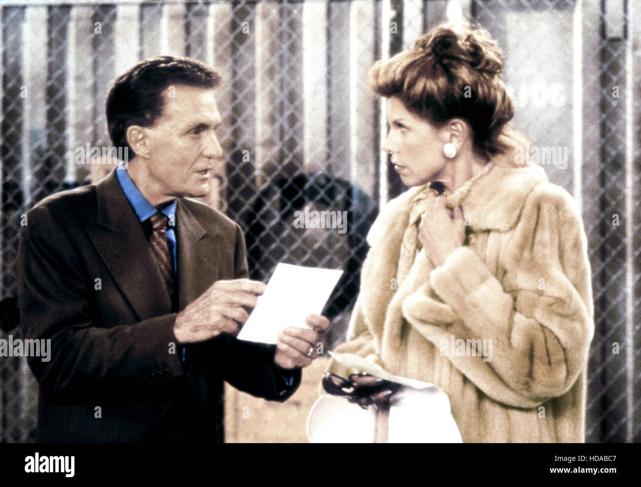 CYBILL, (from left): Robert Stack, Christine Baranski, 'Where's A ...