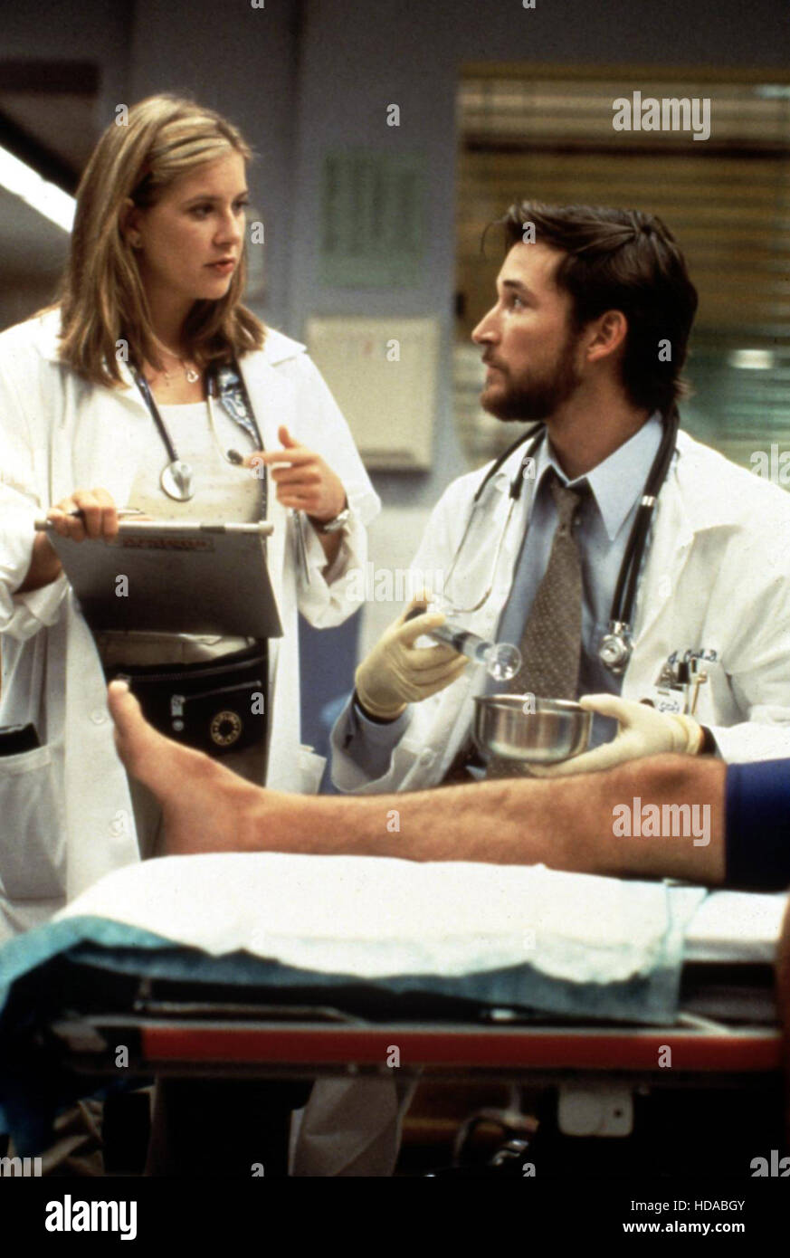 E.R., Kellie Martin, Noah Wyle, (Season 5), 1994-, © NBC / Courtesy ...