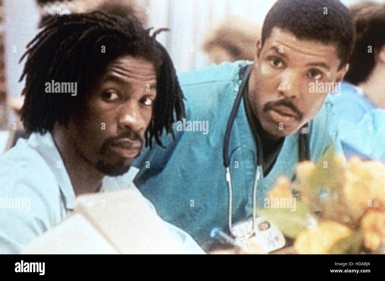 E.R., (from left): Glenn Plummer, Eriq LaSalle, 1994-2009. © NBC ...