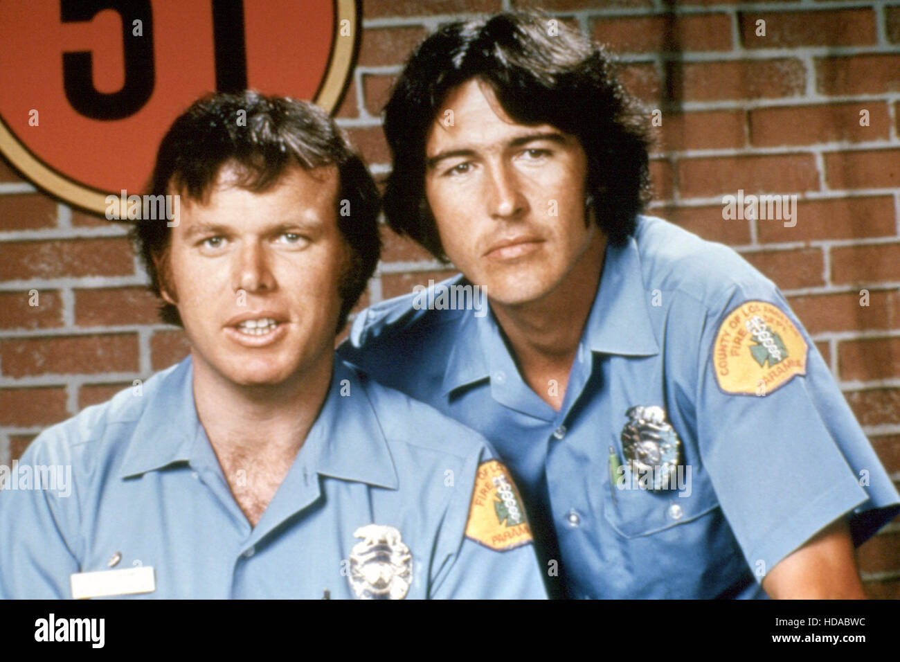 EMERGENCY!, Kevin Tighe, Randolph Mantooth, 1972-77 Stock Photo - Alamy