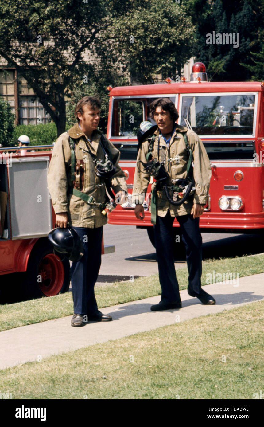 EMERGENCY!, from left: Kevin Tighe, Randolph Mantooth, 1972-79 Stock ...