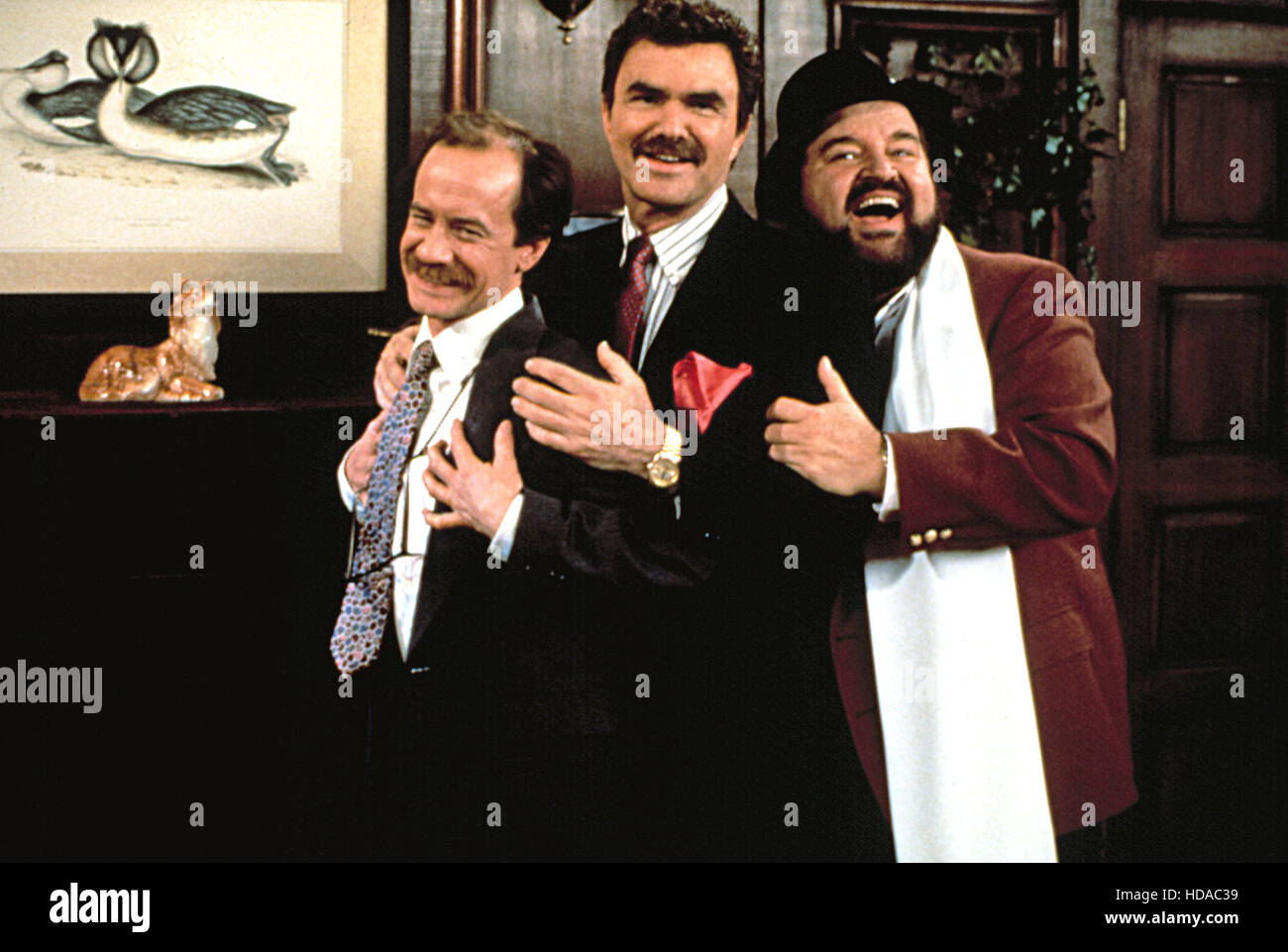 EVENING SHADE, Michael Jeter, Burt Reynolds, Dom DeLuise, 1990-94, (c ...