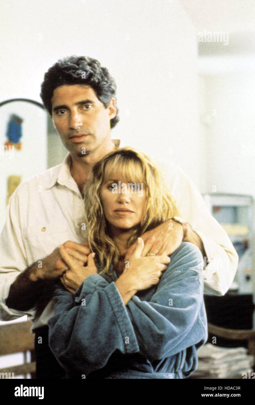 EXCLUSIVE, Michael Nouri, Suzanne Somers, 1992, (c)Hearst Entertainment ...