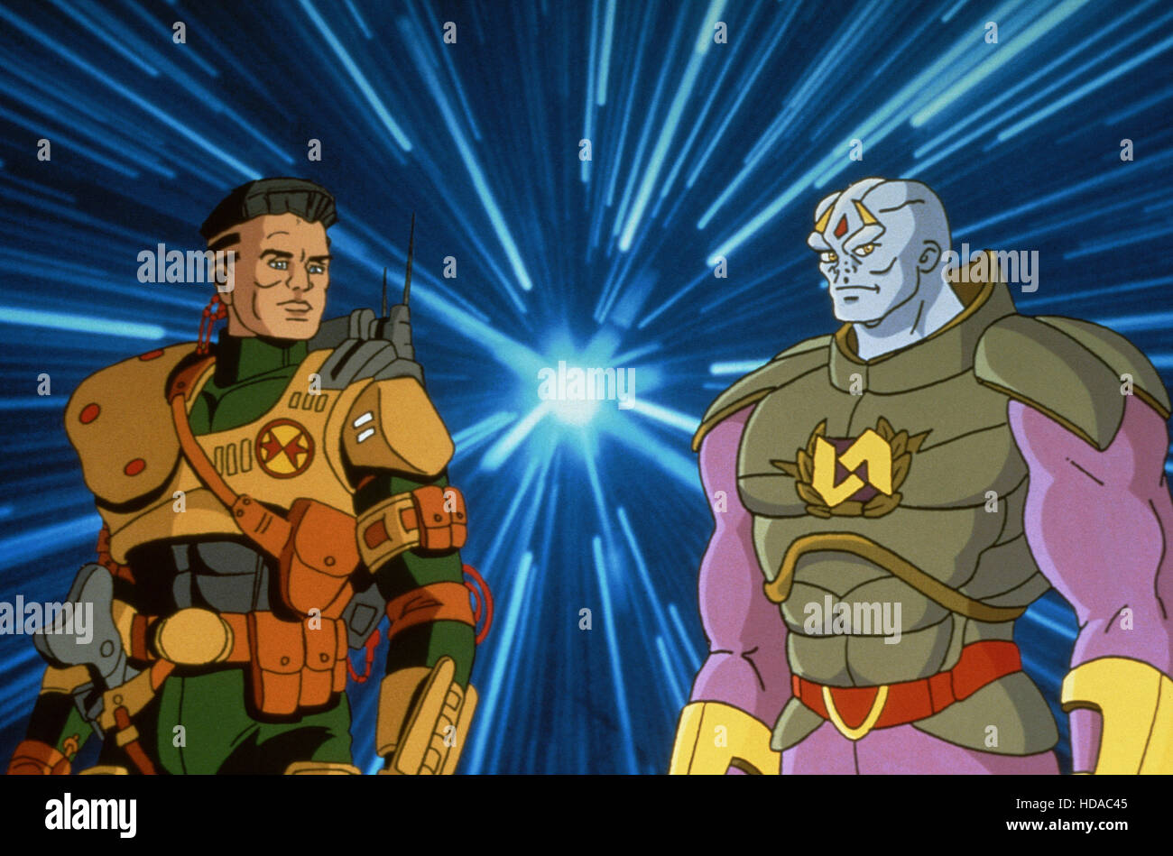 EXOSQUAD, from left: Lt. J.T. Marsh, General Phaeton, 1993-1995 ...