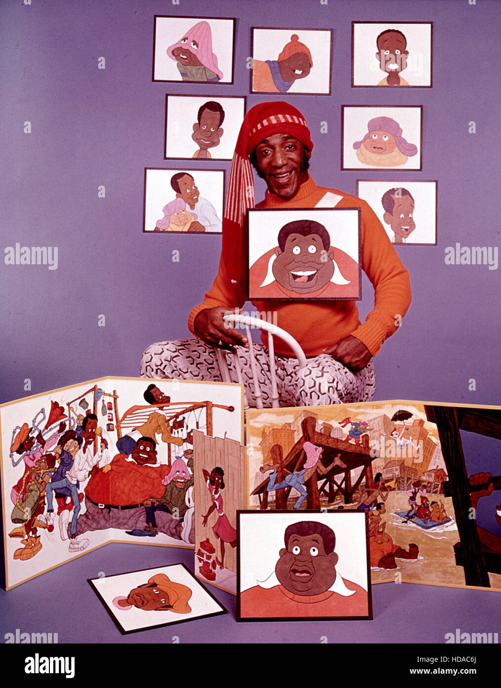 FAT ALBERT AND THE COSBY KIDS, 1972-1984. Bill Cosby among his ...