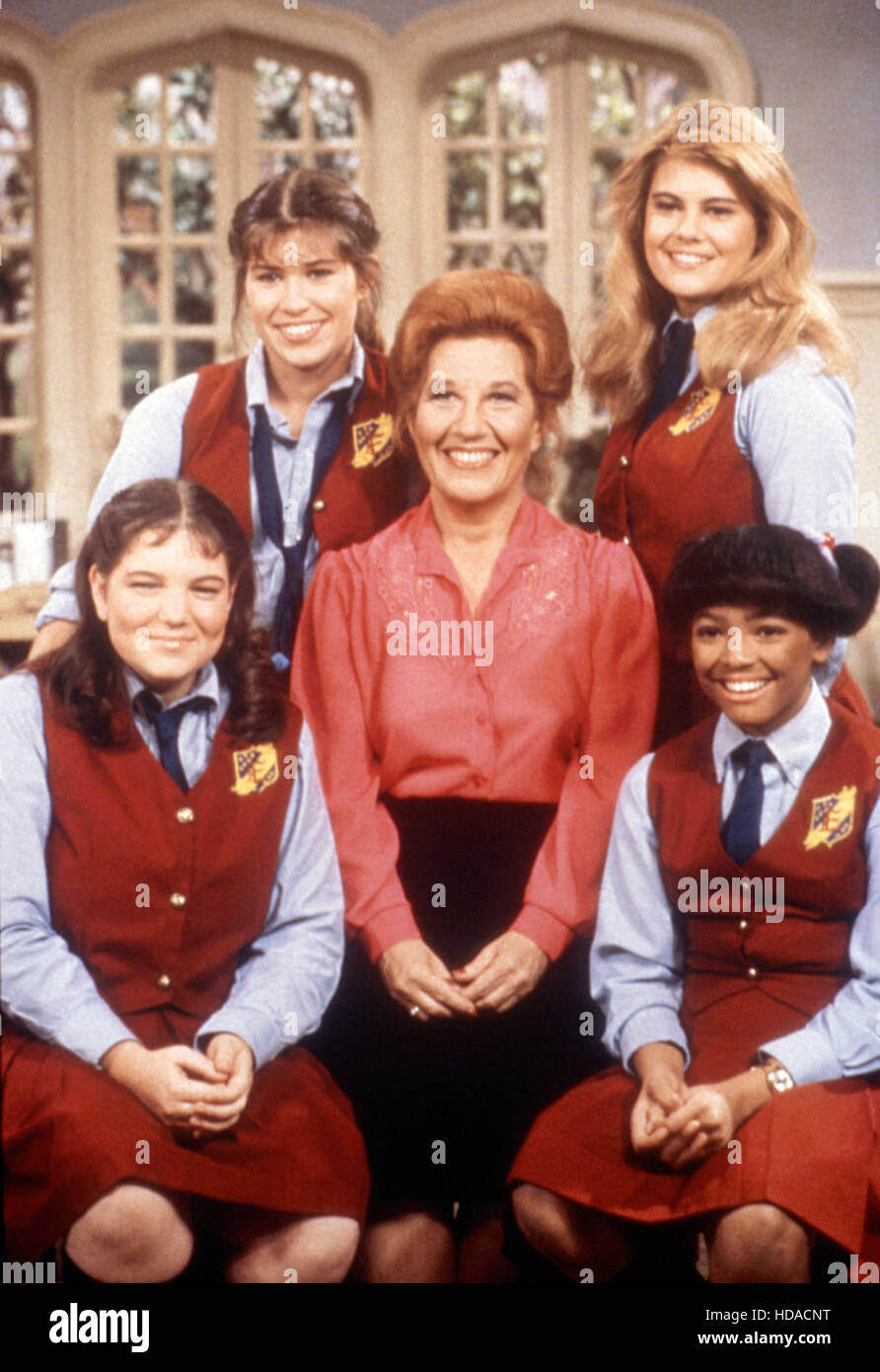 THE FACTS OF LIFE, (clockwise l-r): Mindy Cohn, Nancy McKeon, Charlotte ...