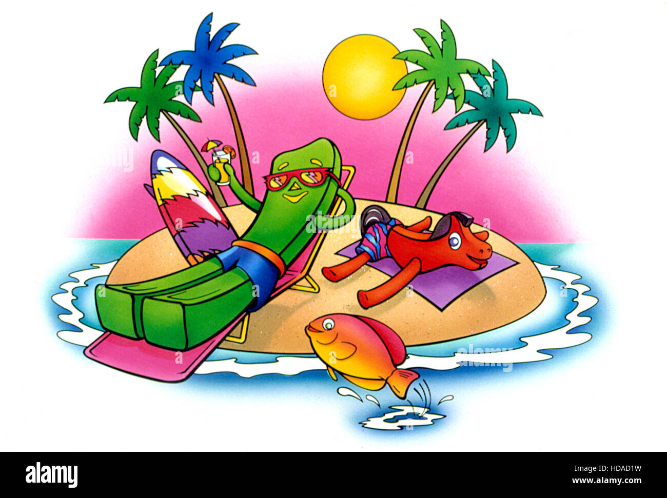 GUMBY ADVENTURES, Gumby, Pokey, 1988 Stock Photo - Alamy
