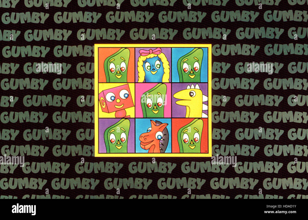 GUMBY ADVENTURES, Gumby, Goo (center top), Blockhead (second row, first ...