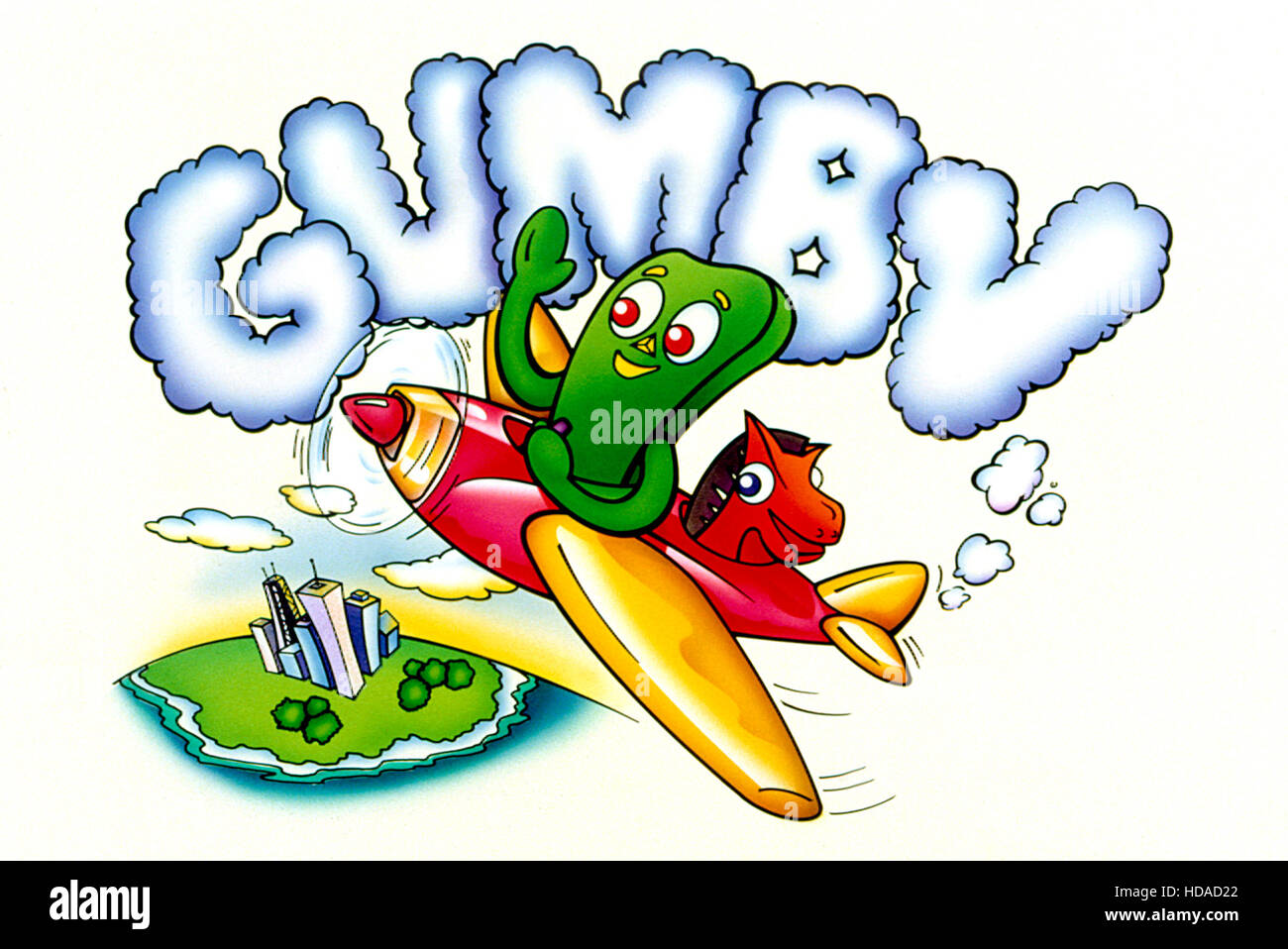 Gumby Adventures Gumby Pokey 1988 Stock Photo Alamy