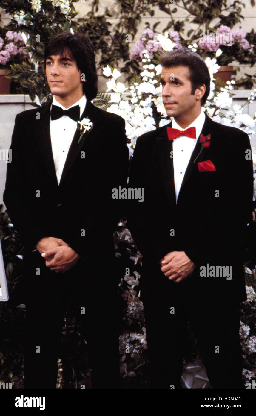 HAPPY DAYS, Scott Baio, Henry Winkler, Episode: 'Joanie Marries Chachi ...