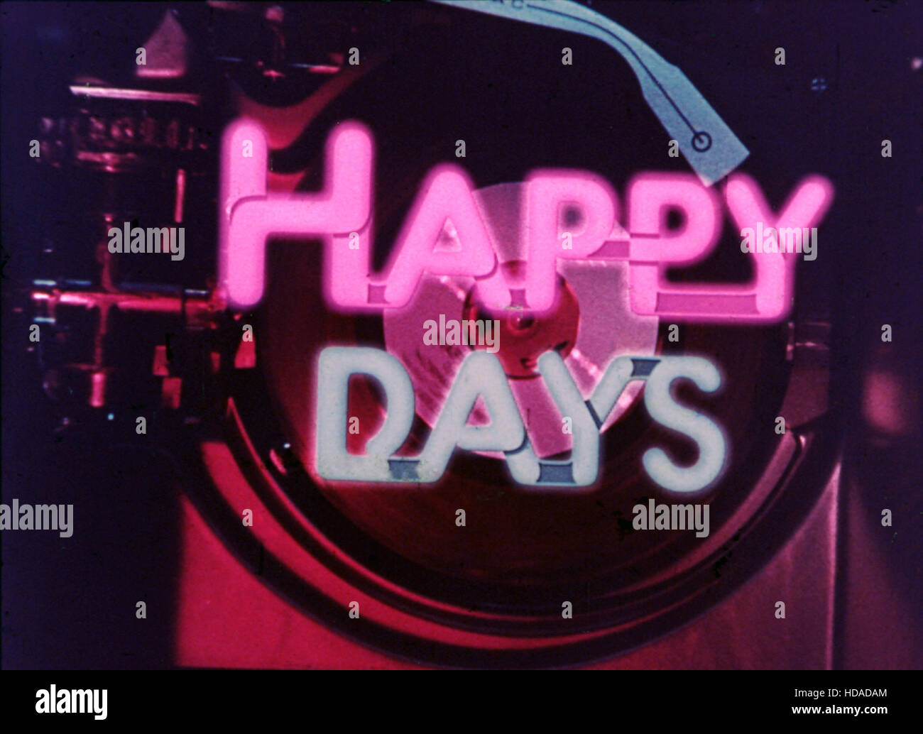 HAPPY DAYS, Logo, from the opening credits, 1974-1984 (c)Paramount ...