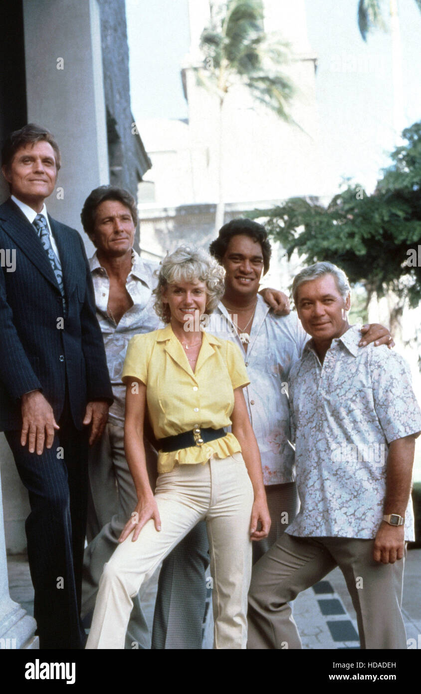 HAWAII FIVE-O, (from left): Jack Lord, William Smith, Sharon Farrell ...