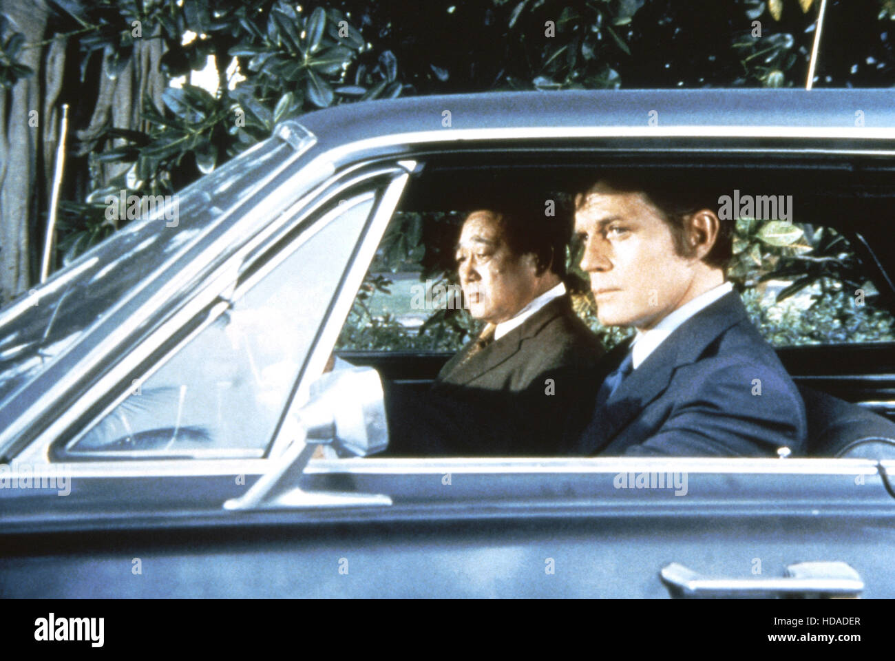 HAWAII FIVE-O, (from left): Kam Fong, Jack Lord, 1968-80 Stock Photo ...