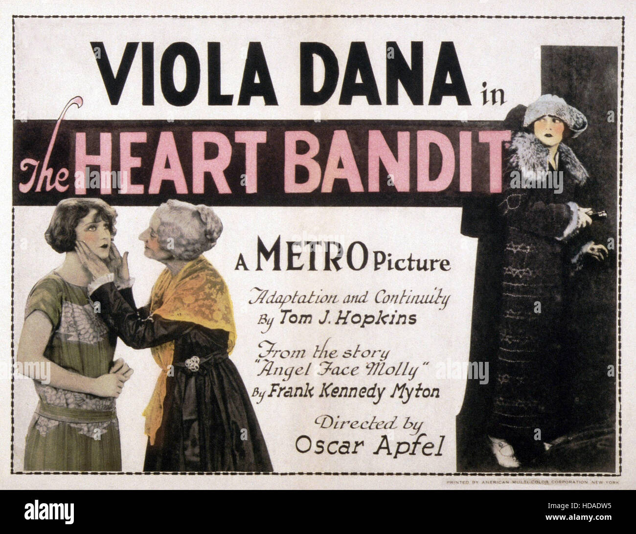 THE HEART BANDIT, from left: Viola Dana, Gertrude Claire, Viola Dana ...